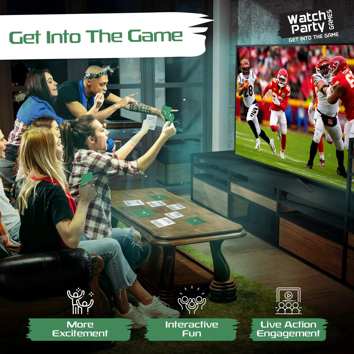 Huddle Up - Football like you've never watched it before – Watch Party ...